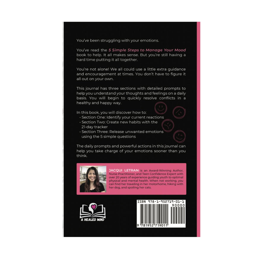 Journal for Teen Girls: 5 Simple Steps to Manage Your Mood – Jacqui Letran